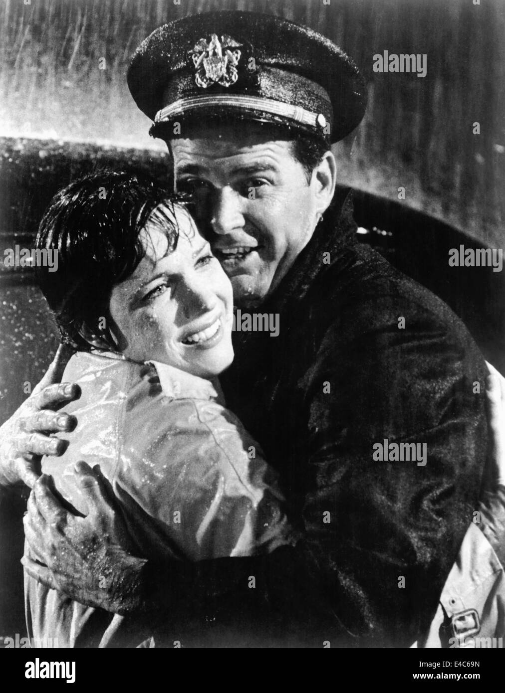 Julie Andrews, James Garner, on-set of the Film, "The Americanization ...