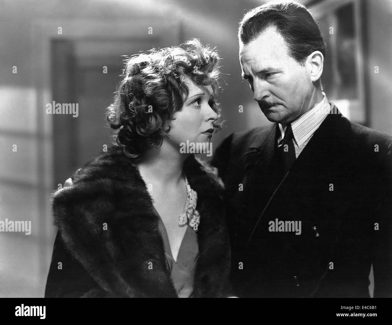 Clara Bow, Willard Robertson, on-set of the Film, "Call her Savage ...