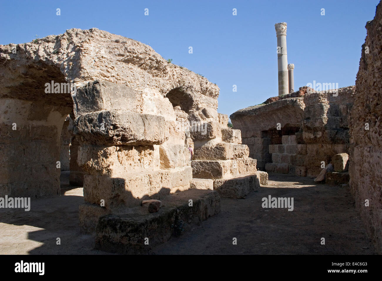 Carthage ruins, Tunisia Stock Photo - Alamy
