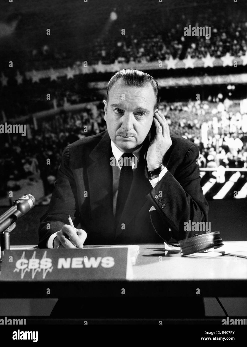 Walter Cronkite, American Journalist, 1968 Stock Photo - Alamy