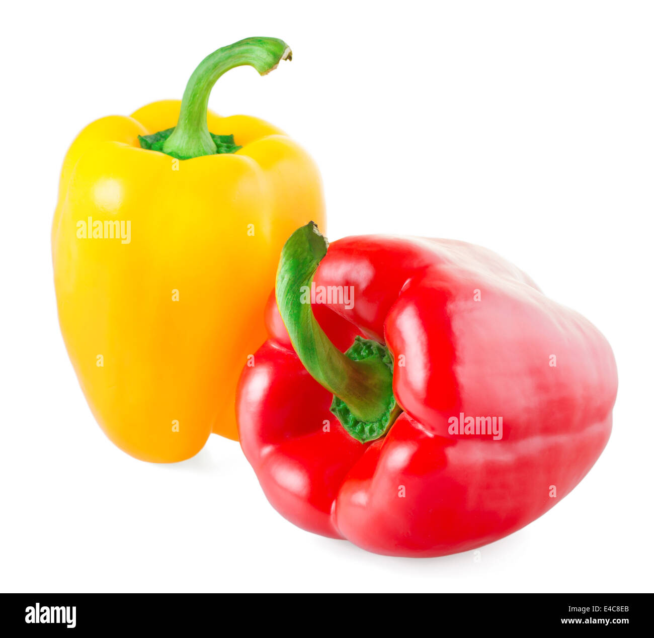 Pepper closeup on a white background, isolated Stock Photo - Alamy