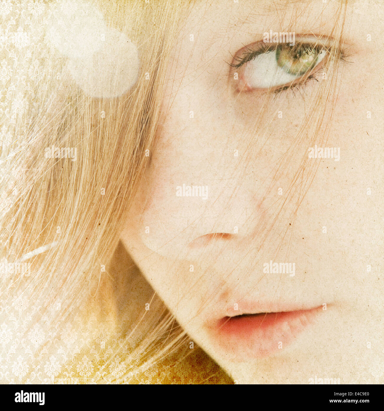 Beautiful, natural woman portrait Stock Photo - Alamy