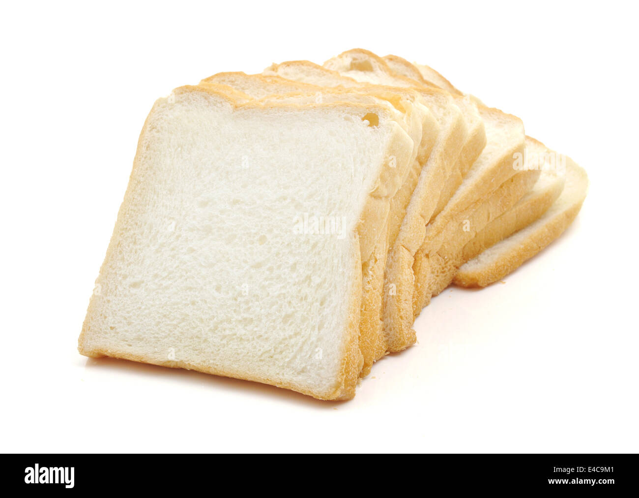 White sandwich bread Cut Out Stock Images & Pictures - Alamy