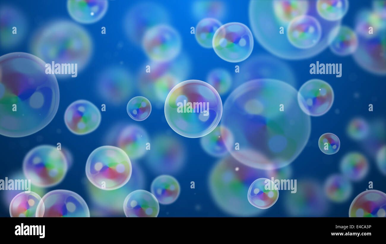 Computer generated graphic design of bubbles background Stock Photo - Alamy