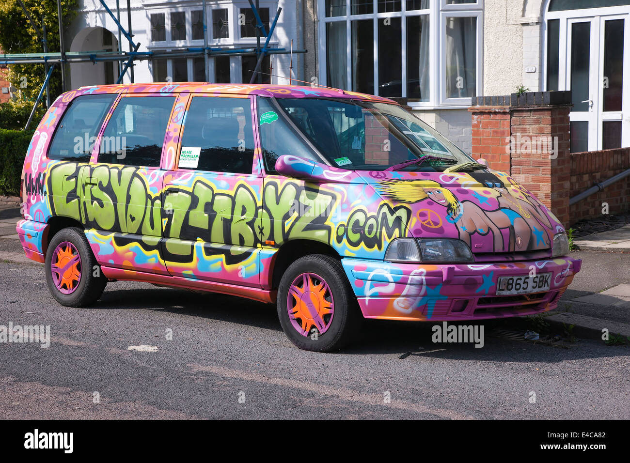 Renault Hippy car Stock Photo - Alamy