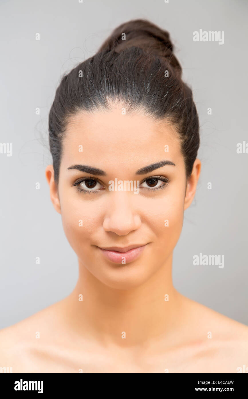 Portrait of the pretty young woman Stock Photo - Alamy
