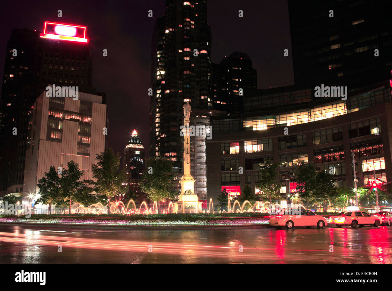 Columbus Circle near evening in New York City Stock Photo - Alamy