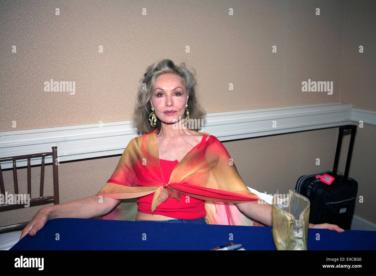 CHERRY HILL, NJ - JULY 13: Julie Newmar shown at the Super Mega Show ...