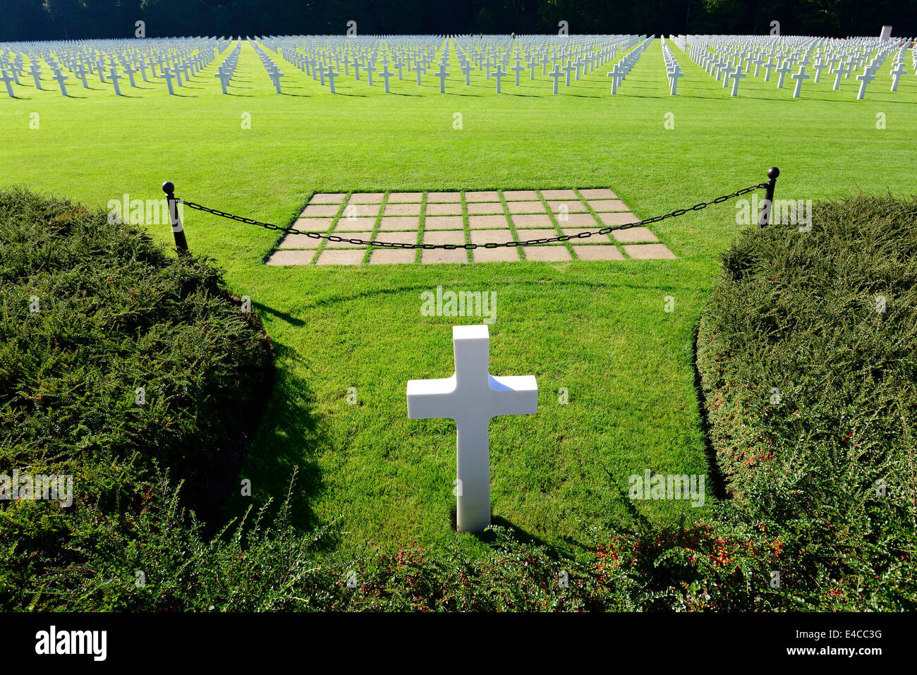 George Patton Grave Luxembourg American Cemetery and Memorial Europe ...