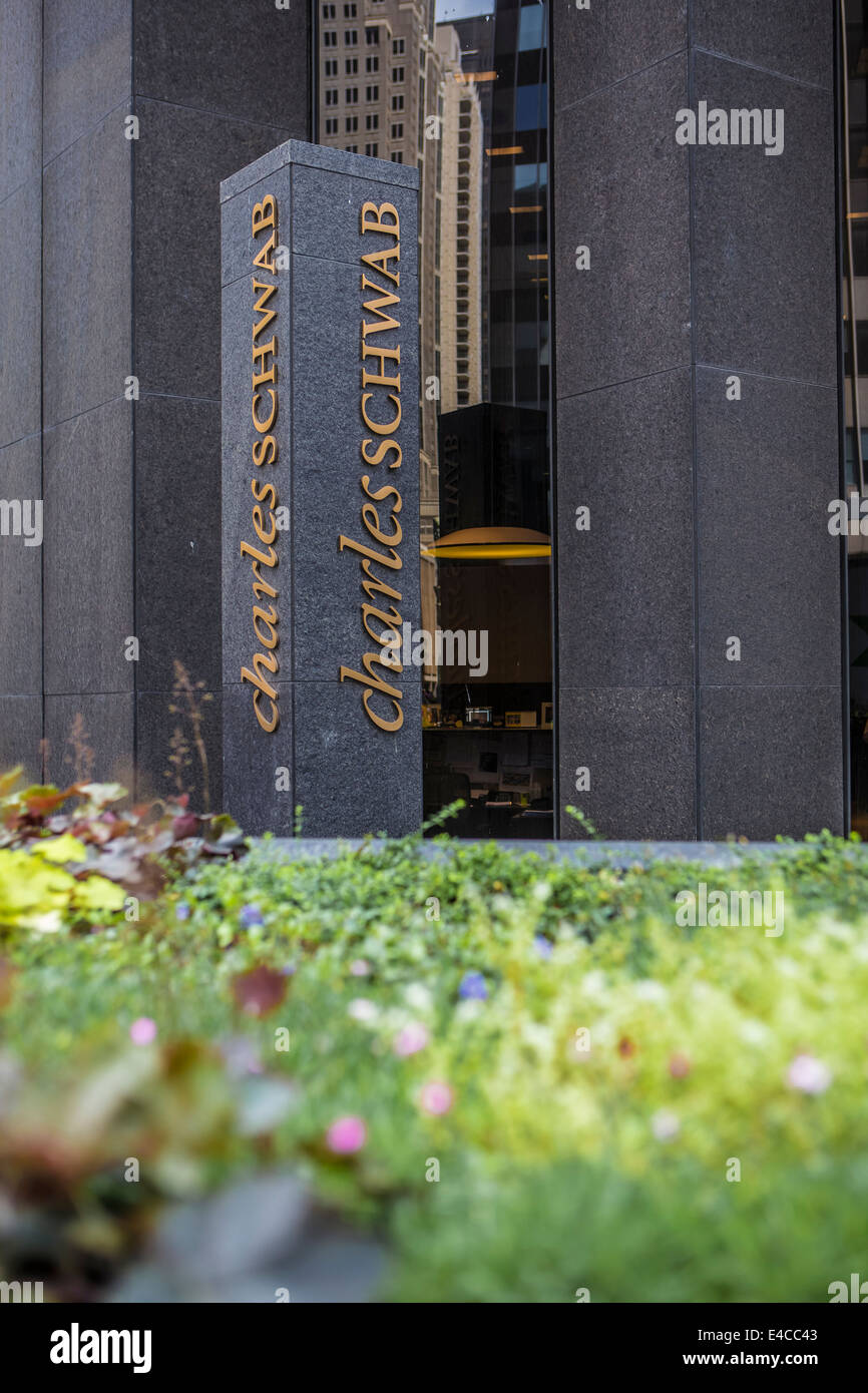 Charles Schwab Corporation offices are pictured in the New York City ...