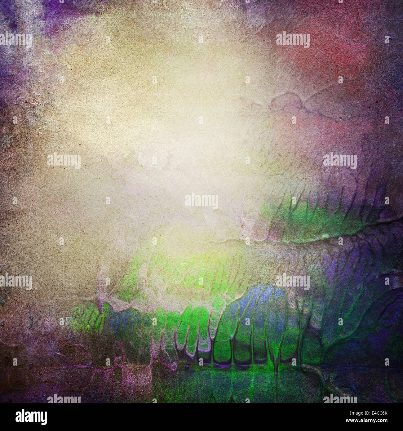 acrylic paint on old paper background Stock Photo - Alamy