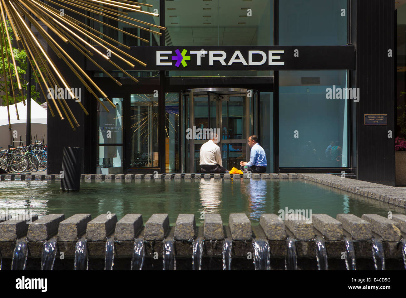 E-Trade headquarters is pictured in the New York City borough of ...