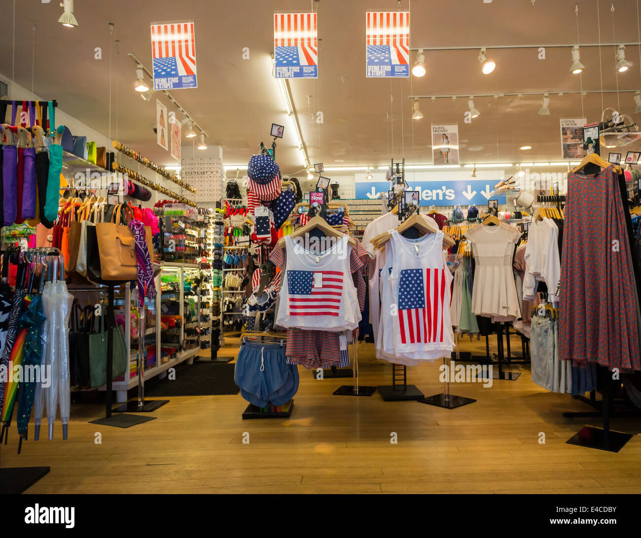 An American Apparel store in the Chelsea neighborhood of New York ...