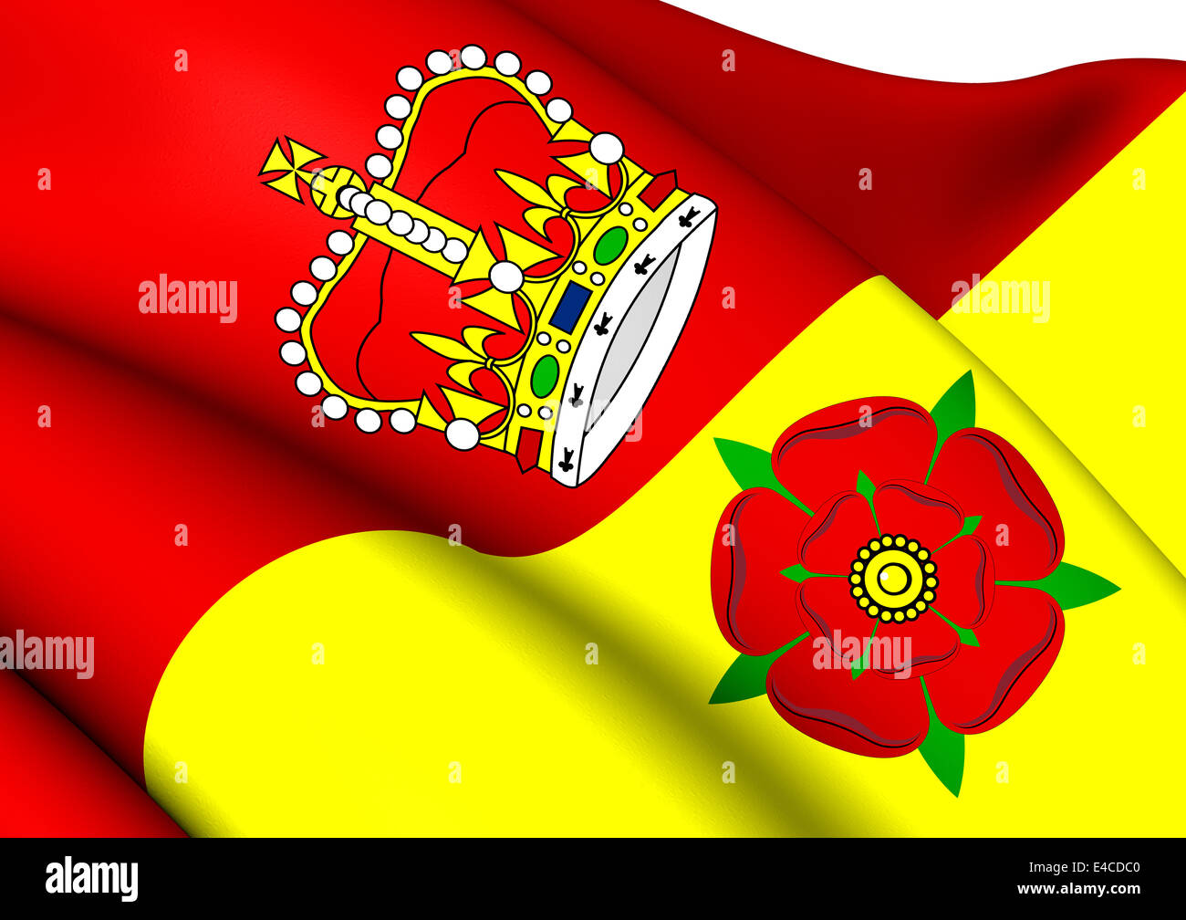 Flag of Hampshire, England. Close Up Stock Photo - Alamy