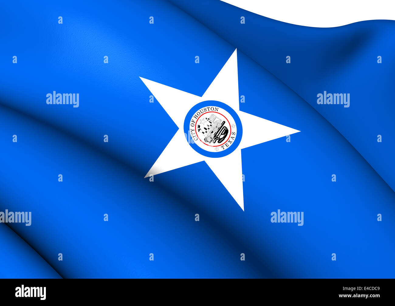 Houston city flag hi-res stock photography and images - Alamy