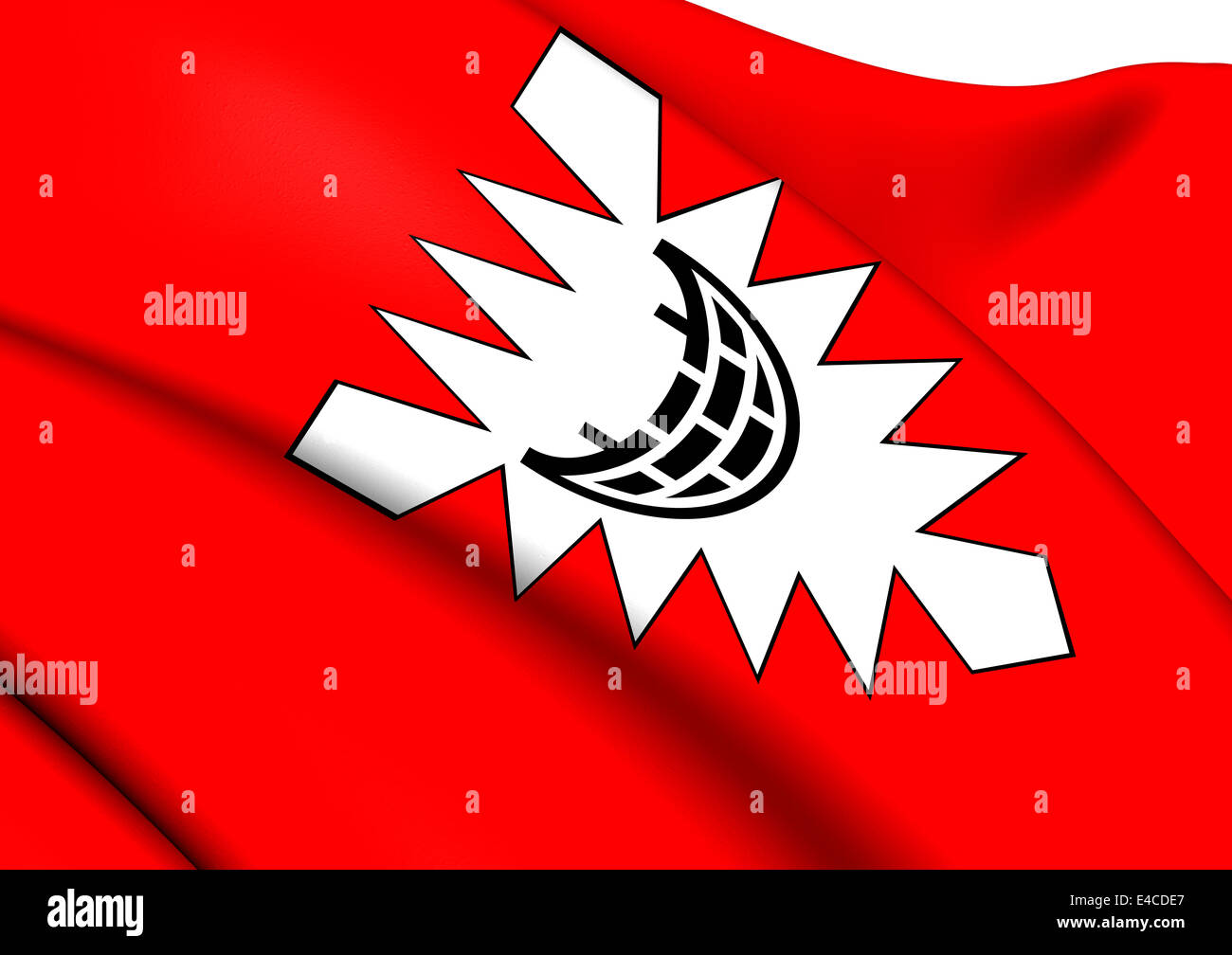 Flag of Kiel, Germany. Close Up Stock Photo - Alamy