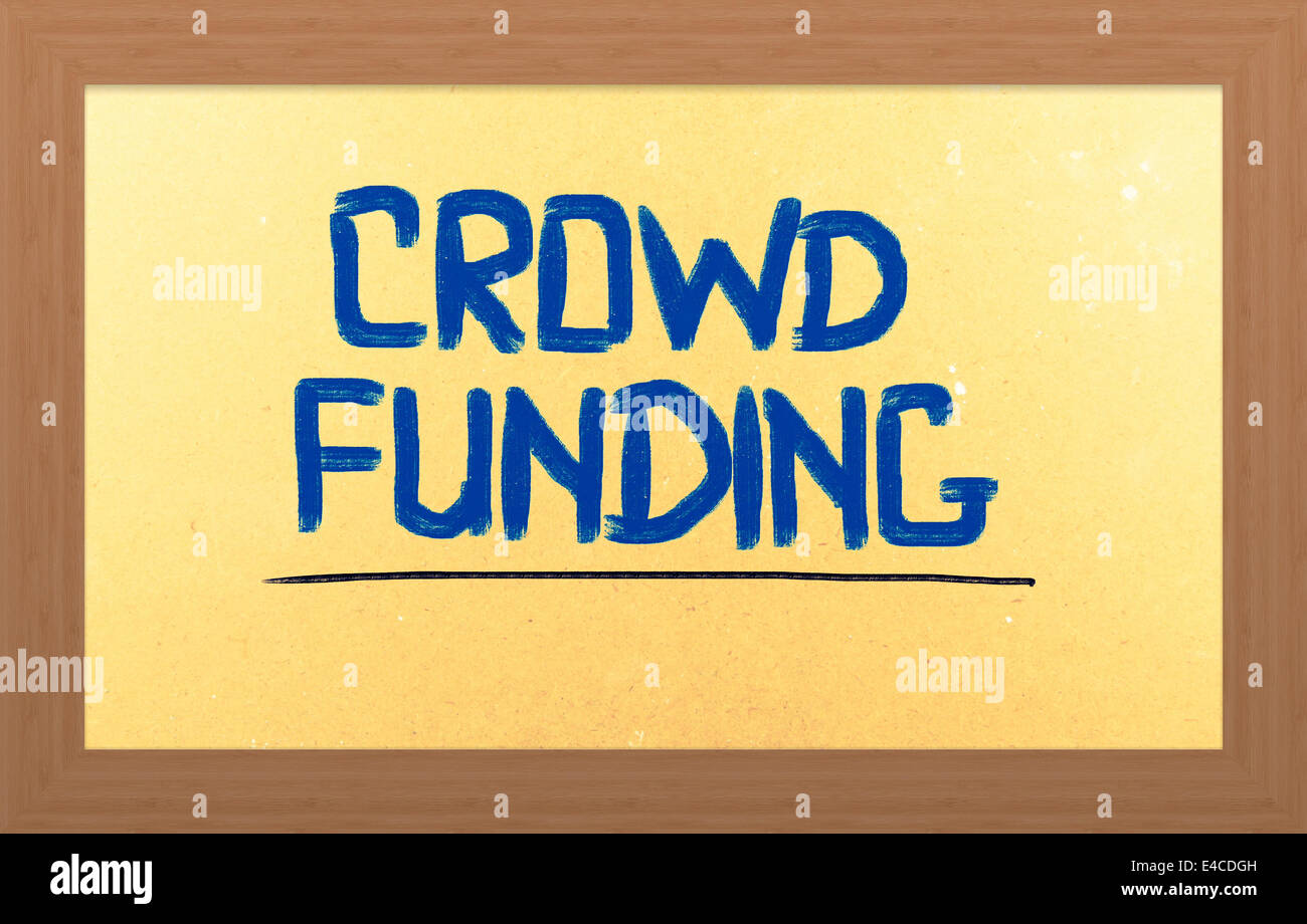 Crowd Funding Concept Stock Photo - Alamy