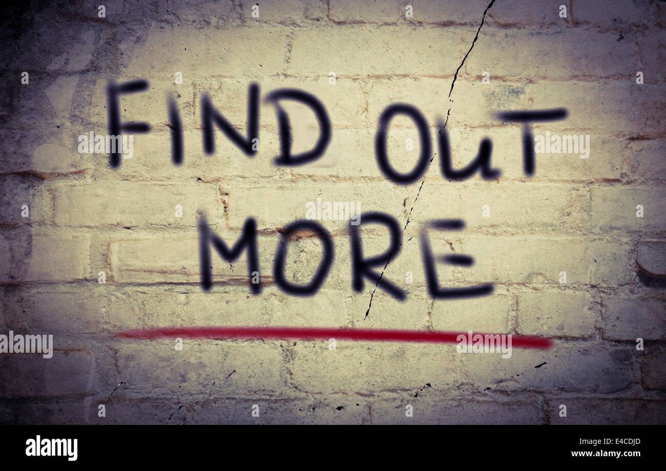 Find Out More Concept Stock Photo - Alamy