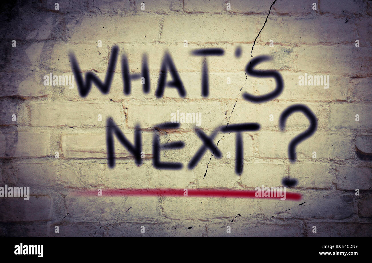 What's Next Concept Stock Photo - Alamy