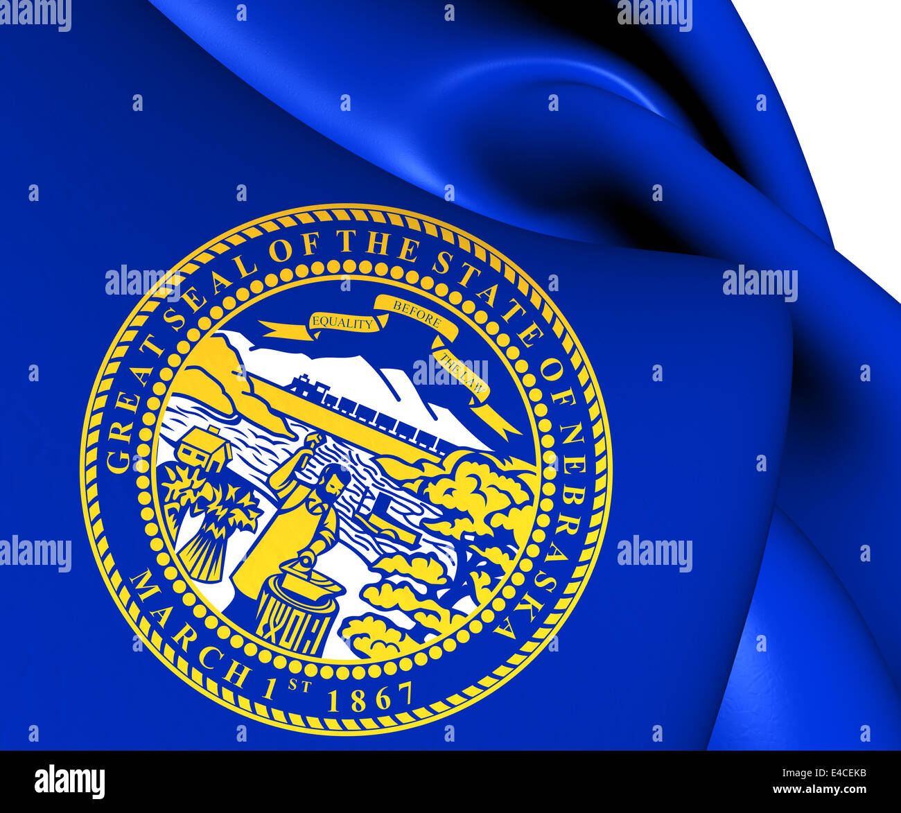 Flag of nebraska hi-res stock photography and images - Alamy