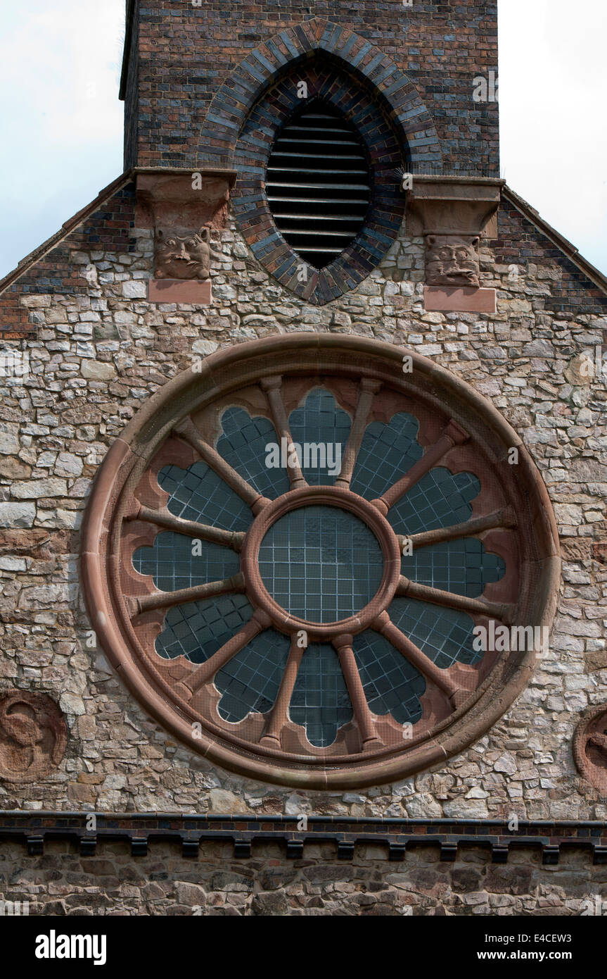 West Front window, Holy Trinity Church, Hartshill, Warwickshire, UK ...