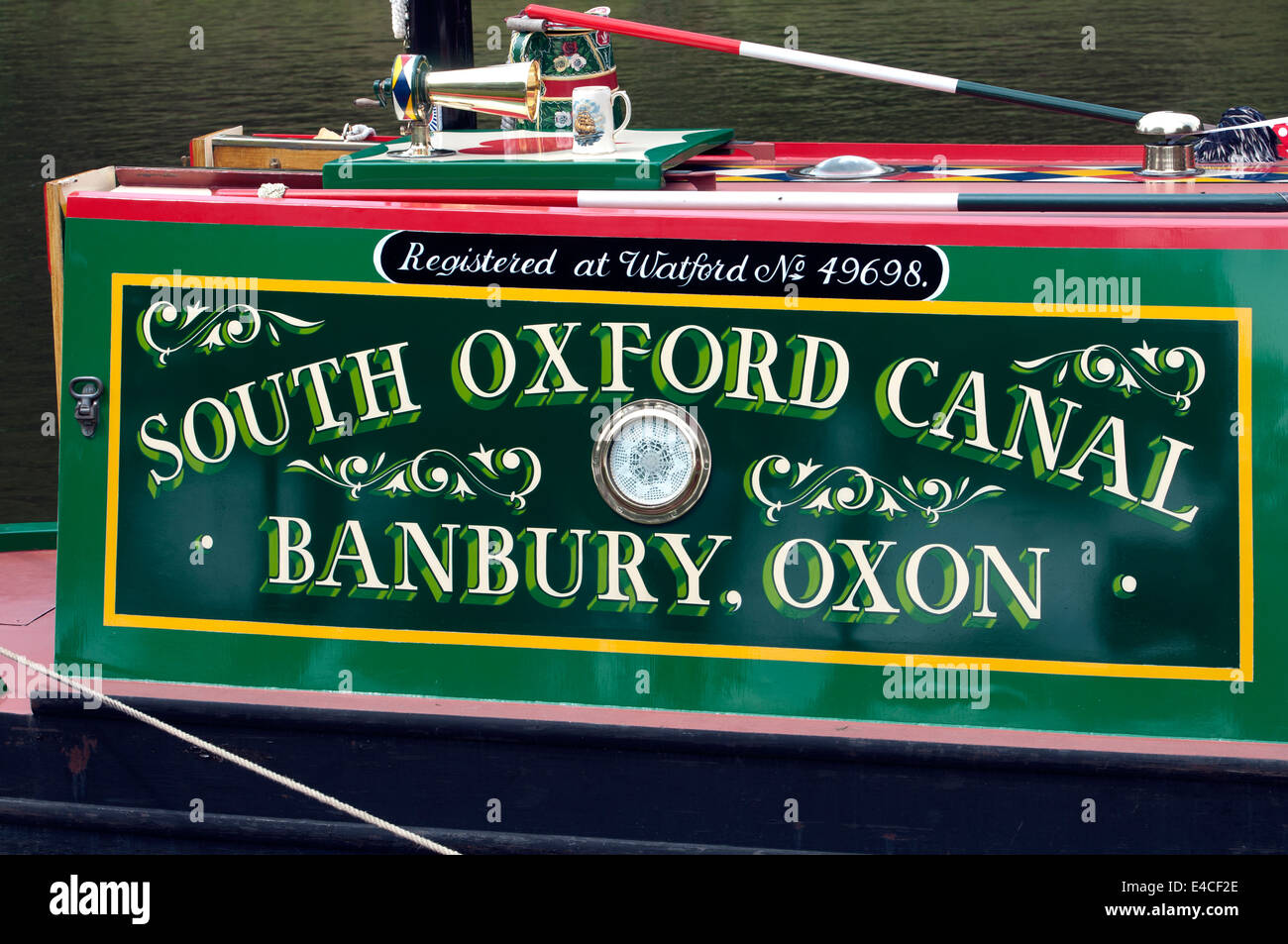 Signwriting Narrowboat Barge High Resolution Stock Photography and ...