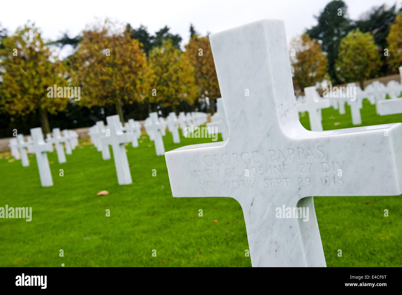 France battle of somme graves george pappas usa military army hi-res ...