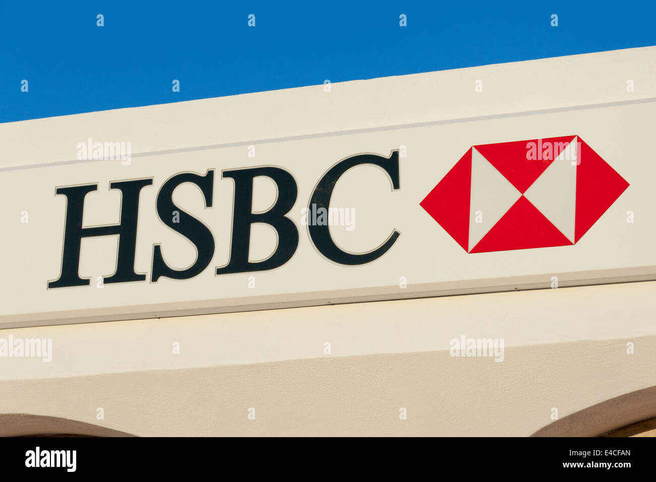 HSBC Bank sign Stock Photo - Alamy
