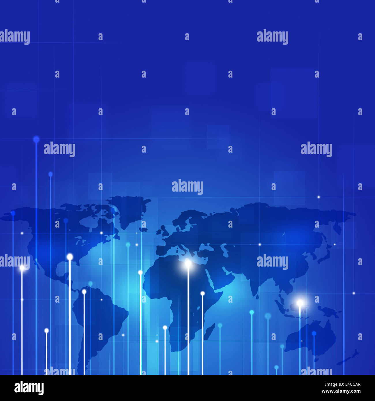 abstract business and technology blue concept background Stock Photo ...