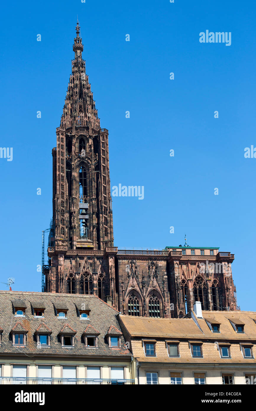 The Bell Tower of the Cathedral in Strasbourg, France Stock Photo - Alamy