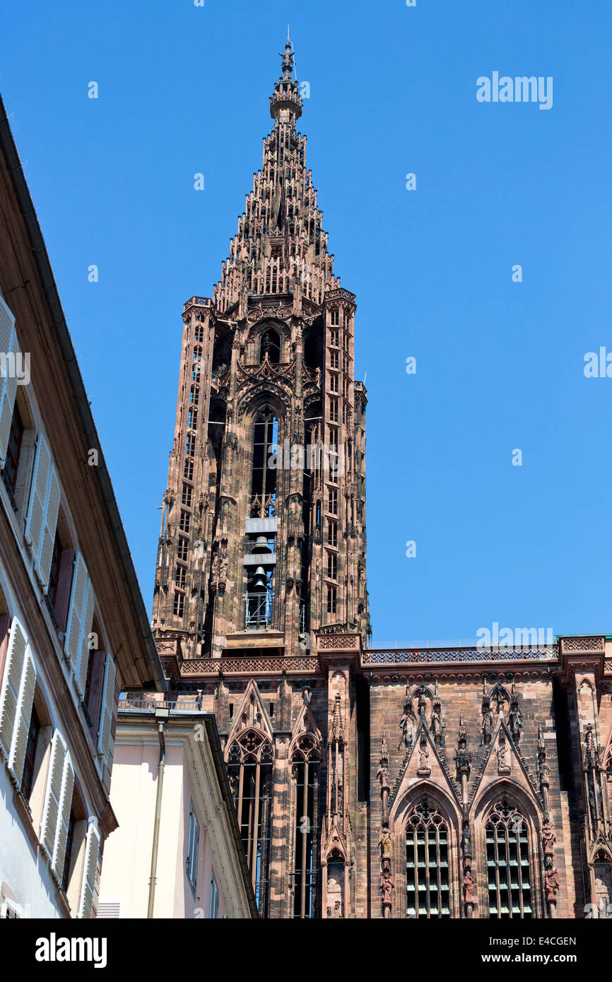 The Bell Tower of the Cathedral in Strasbourg, France Stock Photo - Alamy