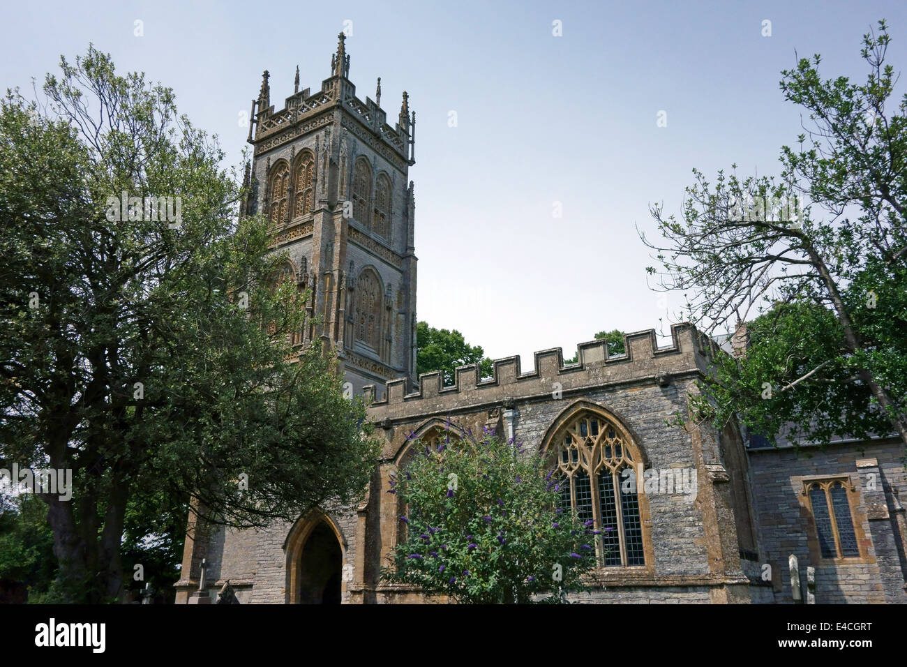 St Mary's Church, Huish Episcopi, Somerset, England Stock Photo - Alamy