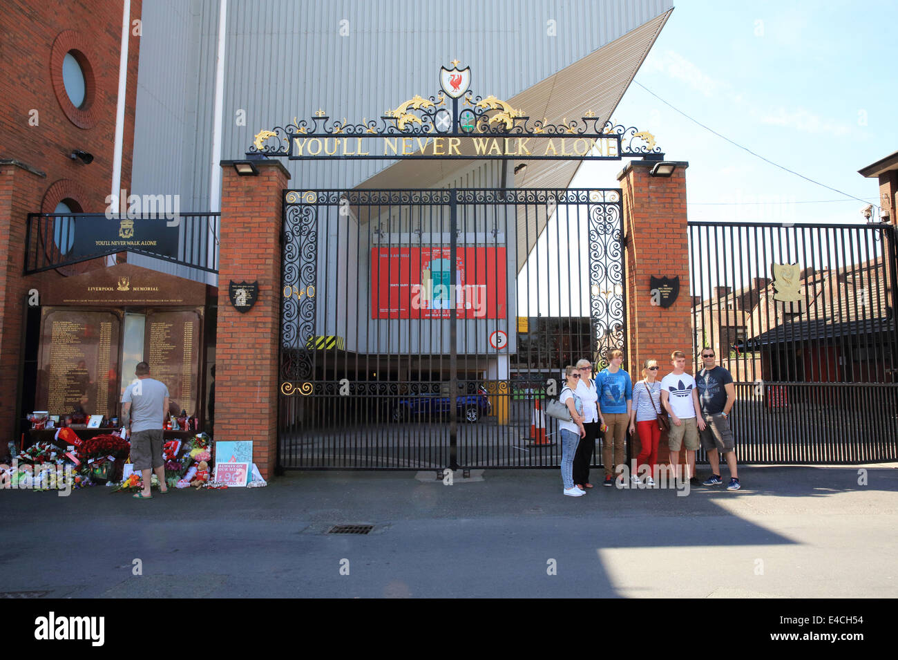 Anfield gates hi-res stock photography and images - Alamy