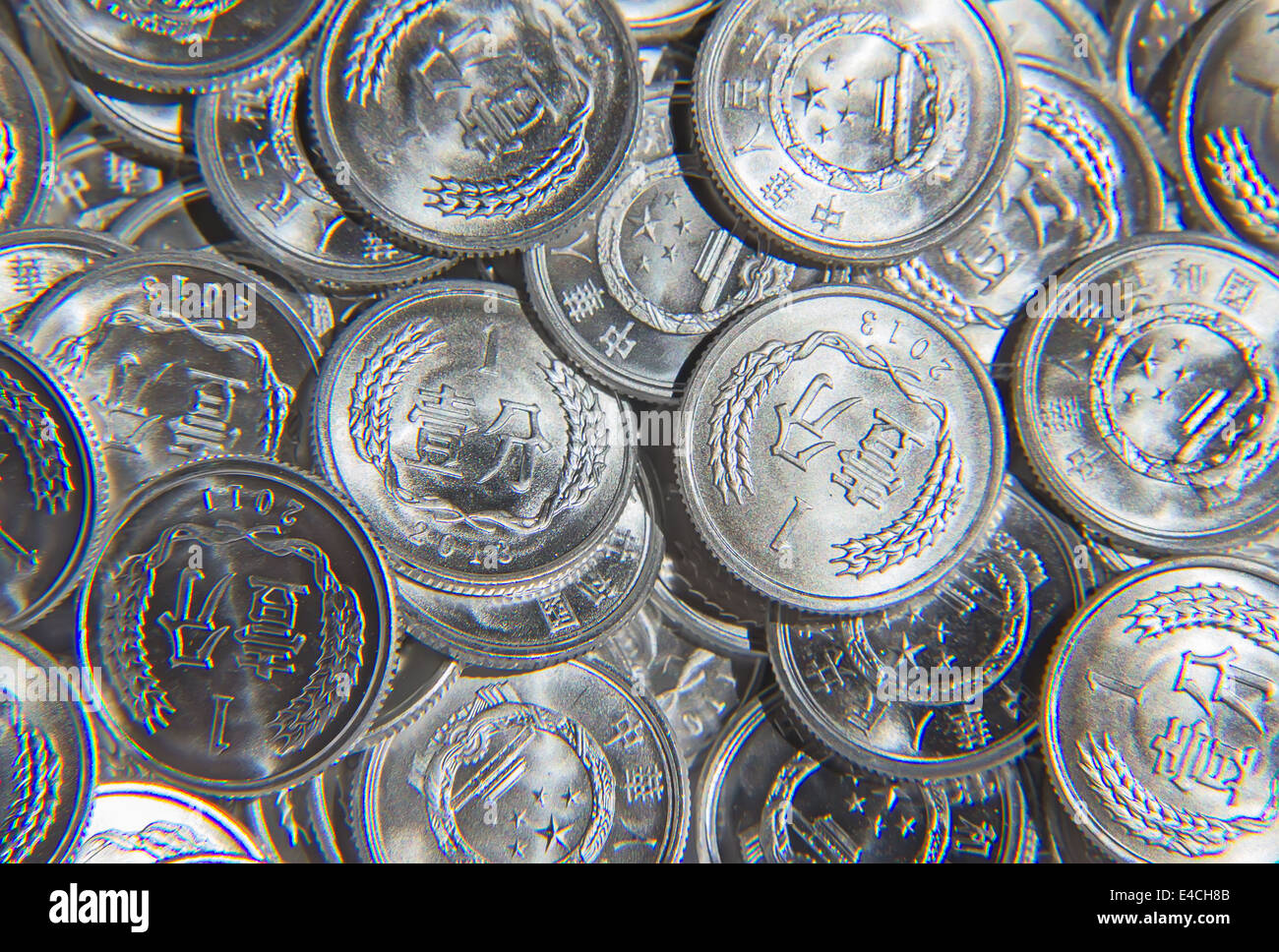 Huge pile of the China coins Stock Photo - Alamy