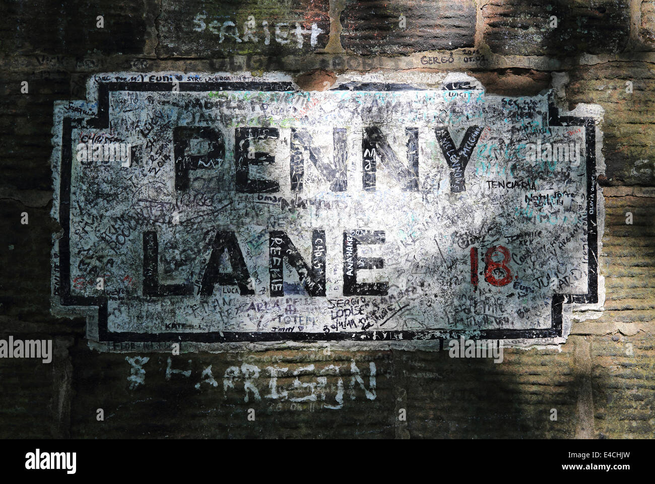 Penny lane sign hi-res stock photography and images - Alamy