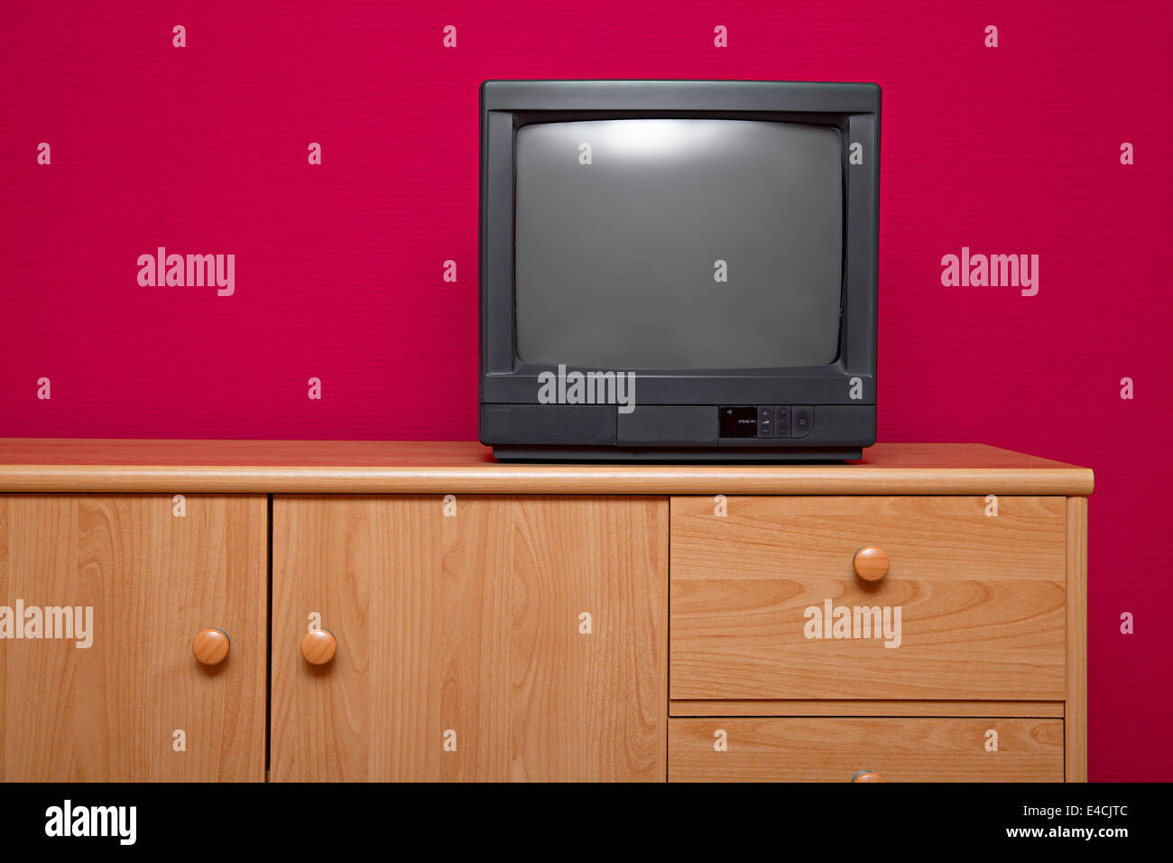 80s television set hi-res stock photography and images - Alamy