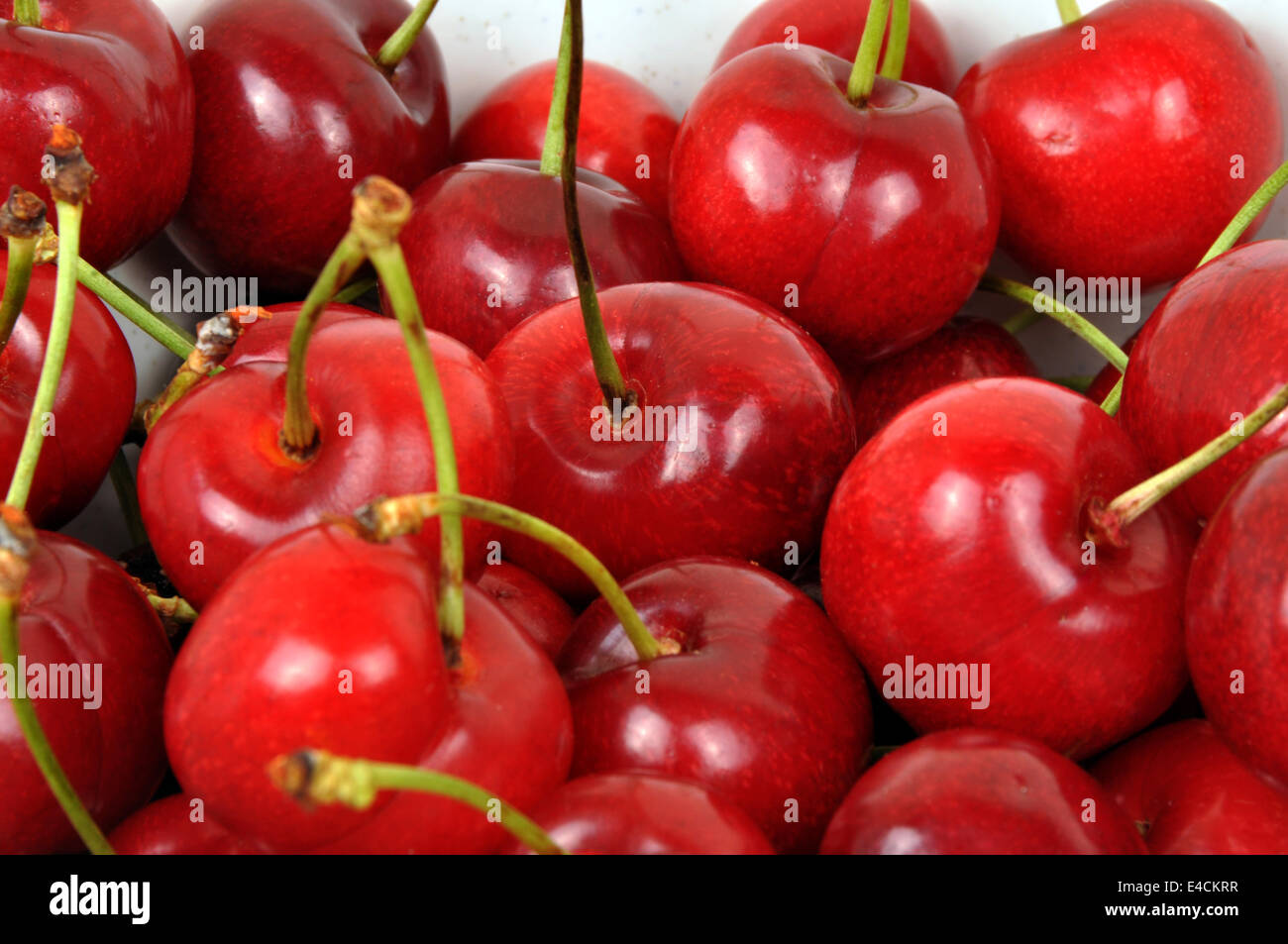 Red Cherries Fruit Stock Photo - Alamy
