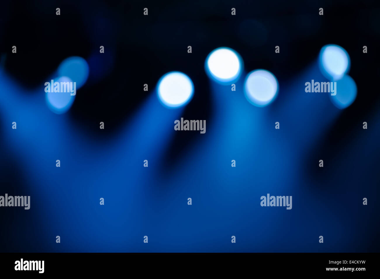 Defocused spots and lighting on stage background Stock Photo - Alamy
