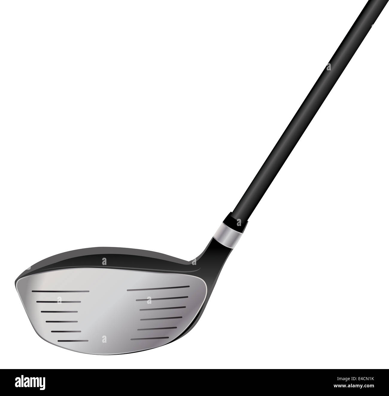 An illustration of a golf driver isolated on white Stock Photo - Alamy