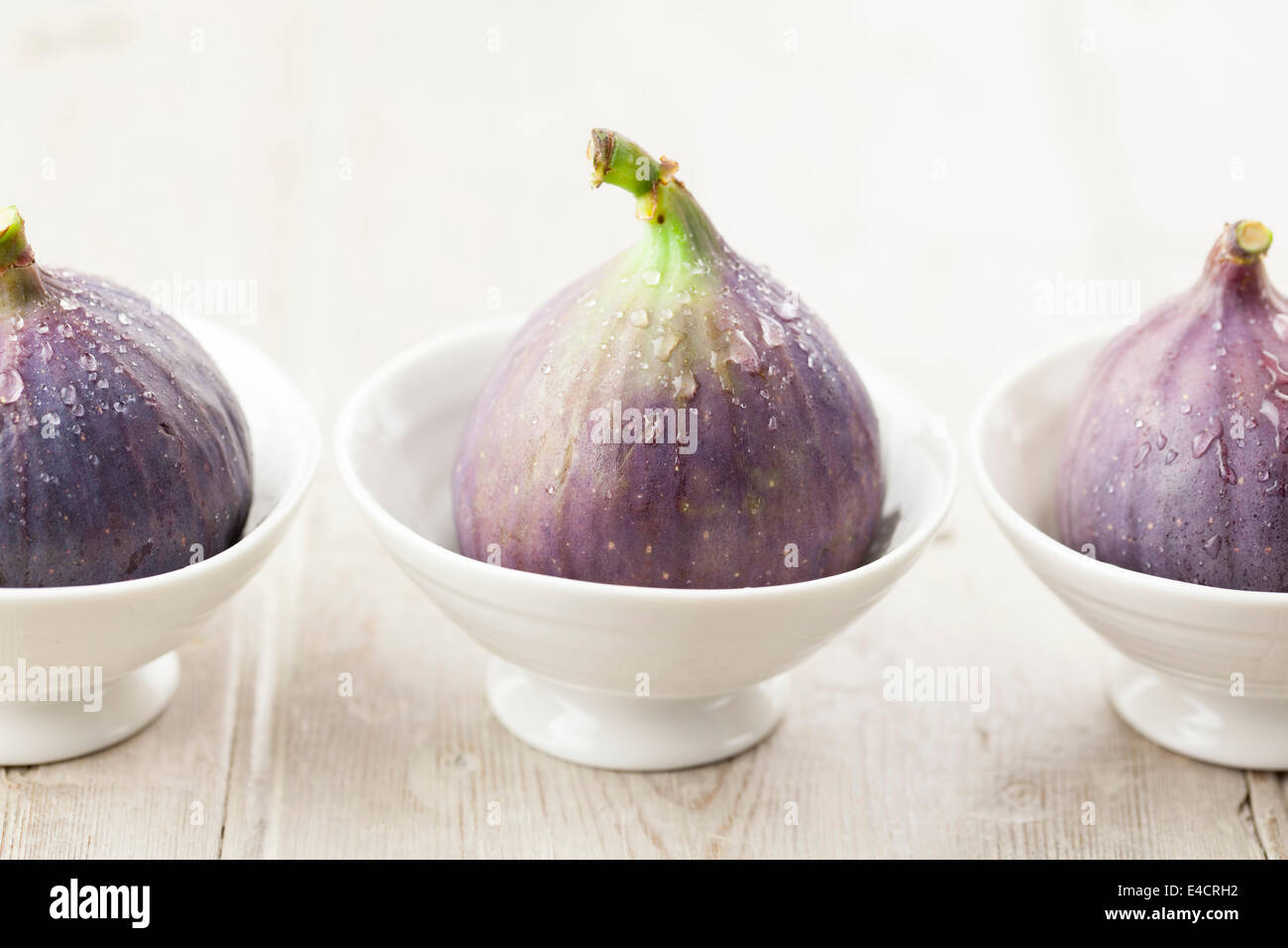 Figs in Mini Bowls Stock Photo - Alamy