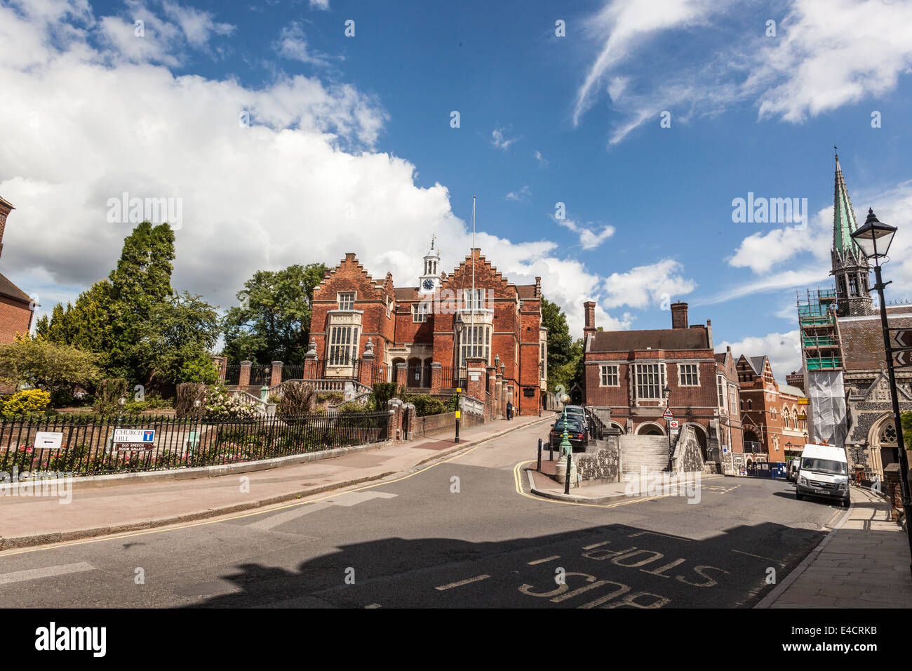 Harrow School, High St, Harrow on the Hill, Middlesex, UK Stock Photo ...