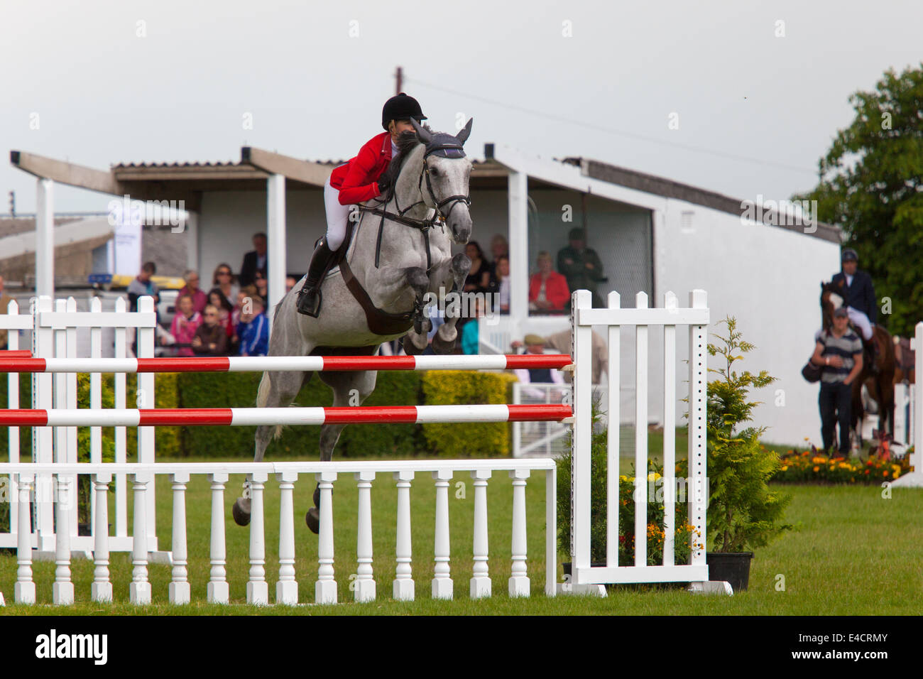 Show jumping competition at the Great Yorkshire Show 2014 Stock Photo ...