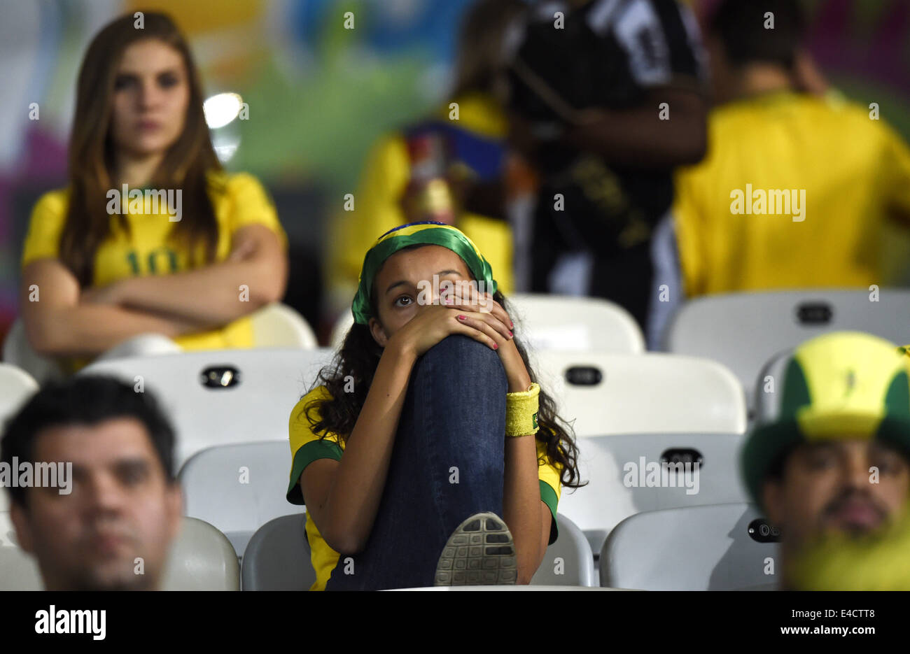 Brazil germany 7 1 world cup fans hi-res stock photography and images ...