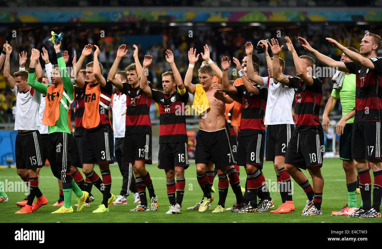 Brazil germany 7 1 world cup fans hi-res stock photography and images ...