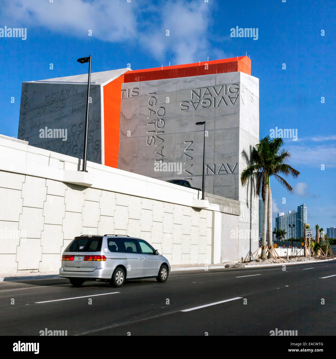 East facade of the Watson Island - MacArthur Causeway terminal for the ...