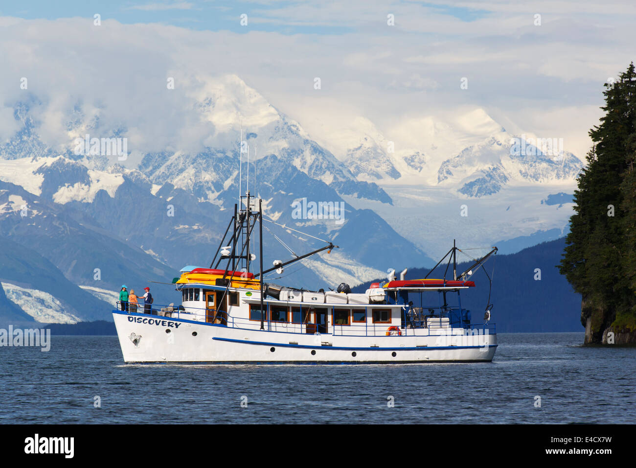 The M/V Discovery in Port Wells, Prince William Sound, Chugach National ...