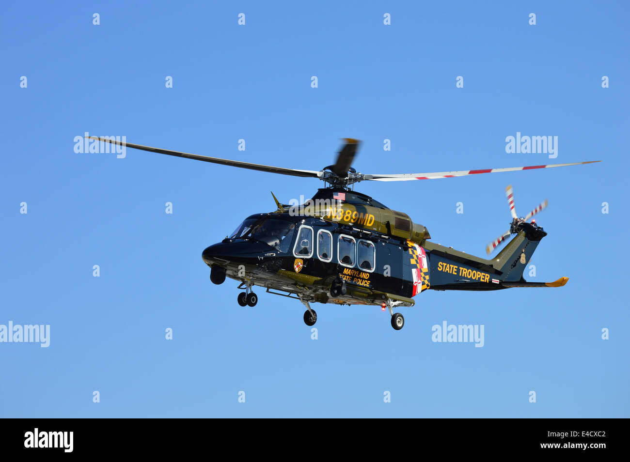 State police Helicopter Stock Photo - Alamy