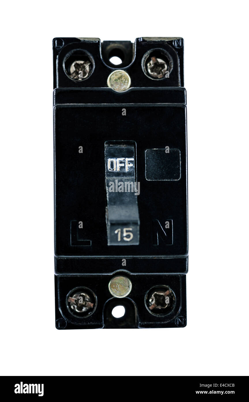Old circuit breaker hi-res stock photography and images - Alamy