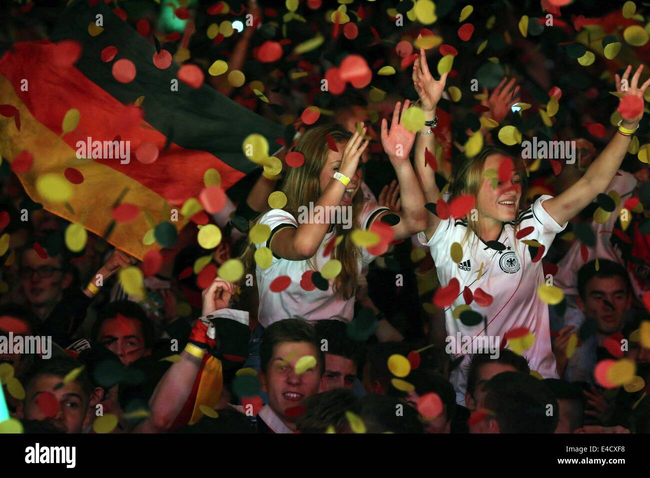 Germany fans brazil hi-res stock photography and images - Alamy