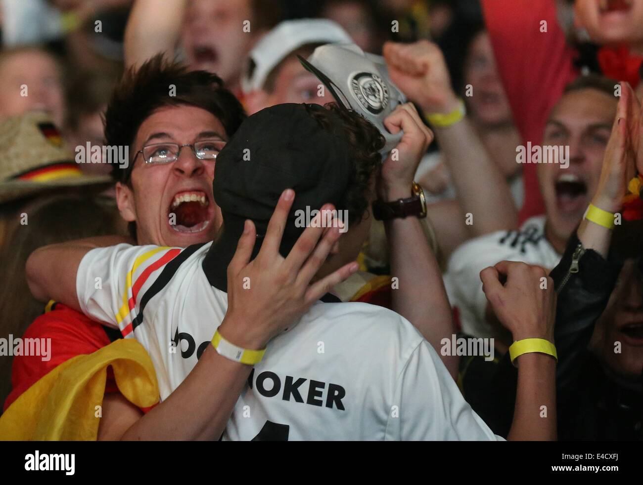 Germany fans brazil hi-res stock photography and images - Alamy